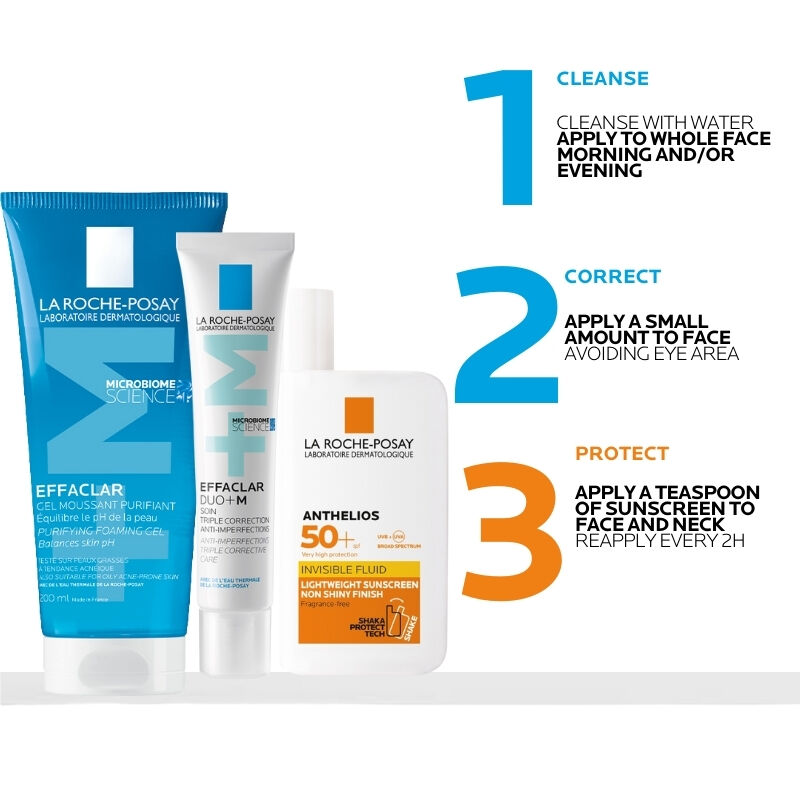 Effaclar Anti-Acne Set for Oily Skin | La Roche-Posay Australia