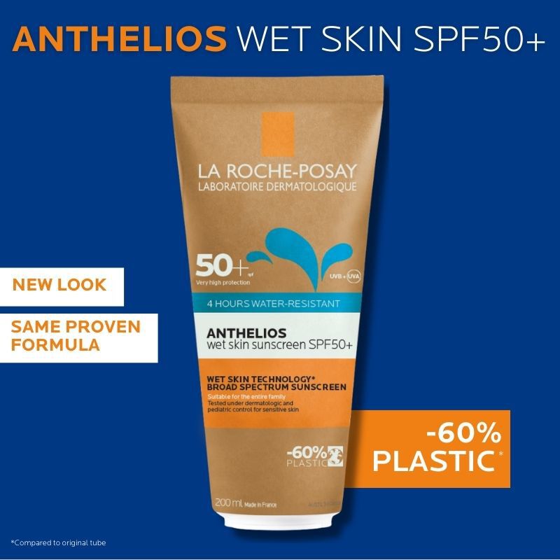 Anthelios Wet Skin SPF 50+ Sunscreen | La Roche-Posay Australia