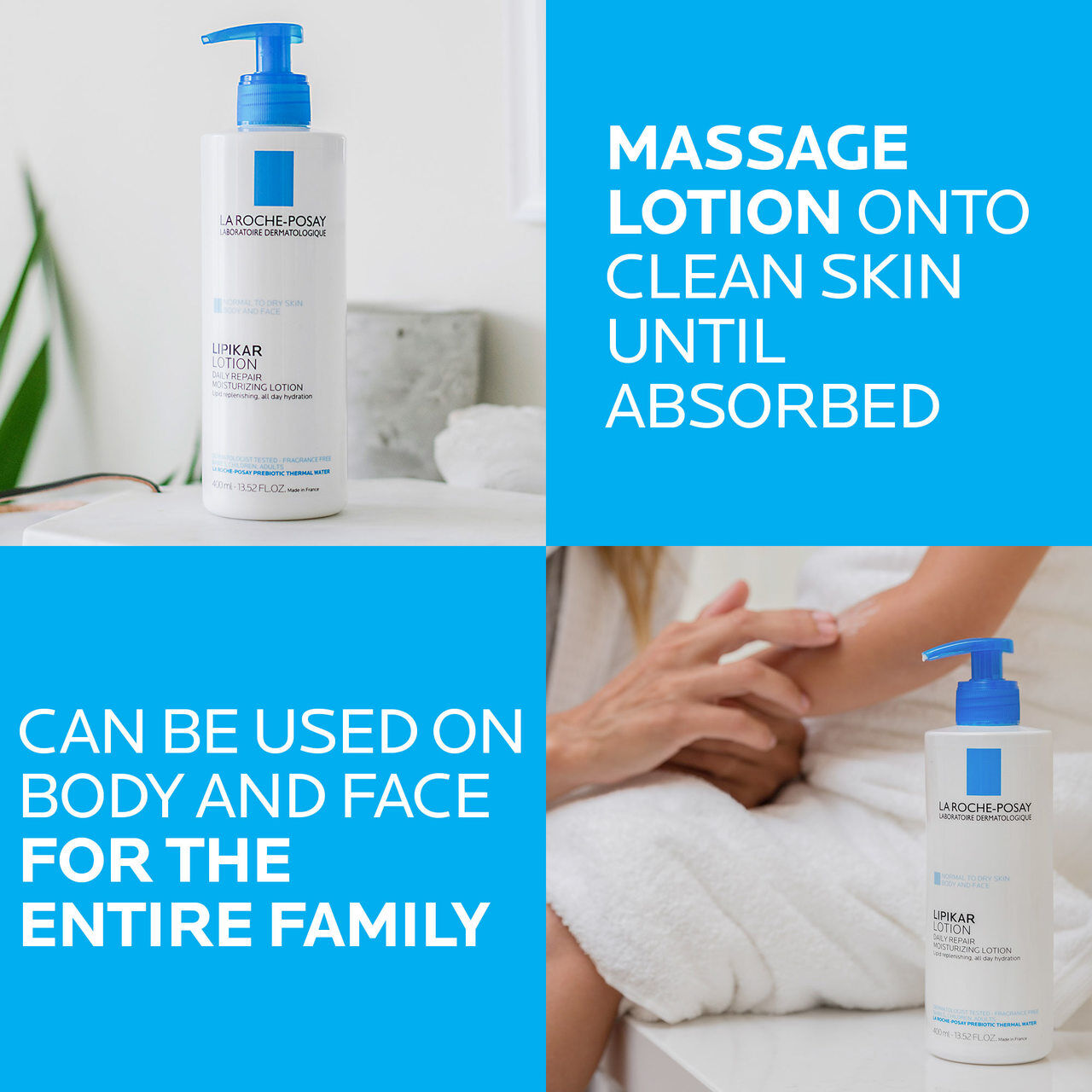 Lipikar Lait Body Lotion for Dry Skin | La Roche-Posay Australia